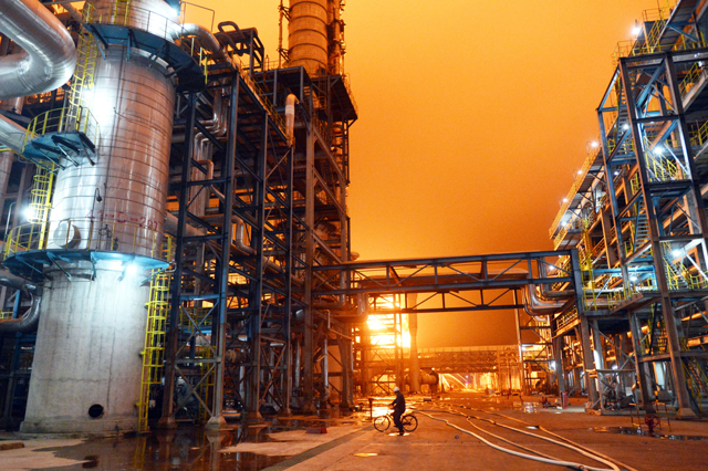 L'esplosione nell’impianto chimico di Zhangzhou, nel sudest della Cina ...