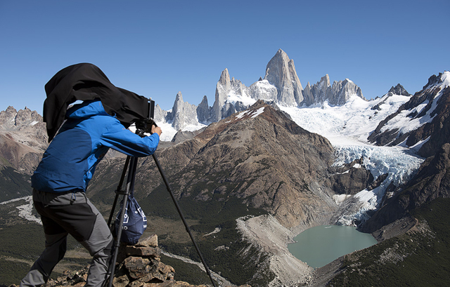 In cima al monte Fitz Roy, in Patagonia - Fabiano Ventura - Internazionale