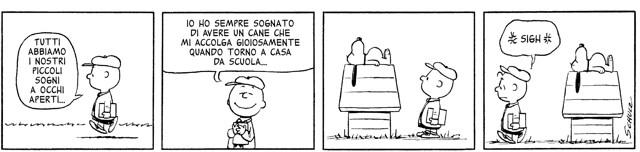 Le strisce del numero 1589: Peanuts, 1960 - Internazionale